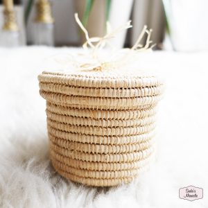 Handgemaakt Marokkaans Raffia mandje voor kleine spullen