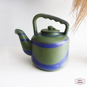 African watering can, green purple, from recycled plastic